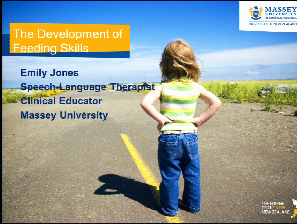 2013 S2 - The development of feeding skills