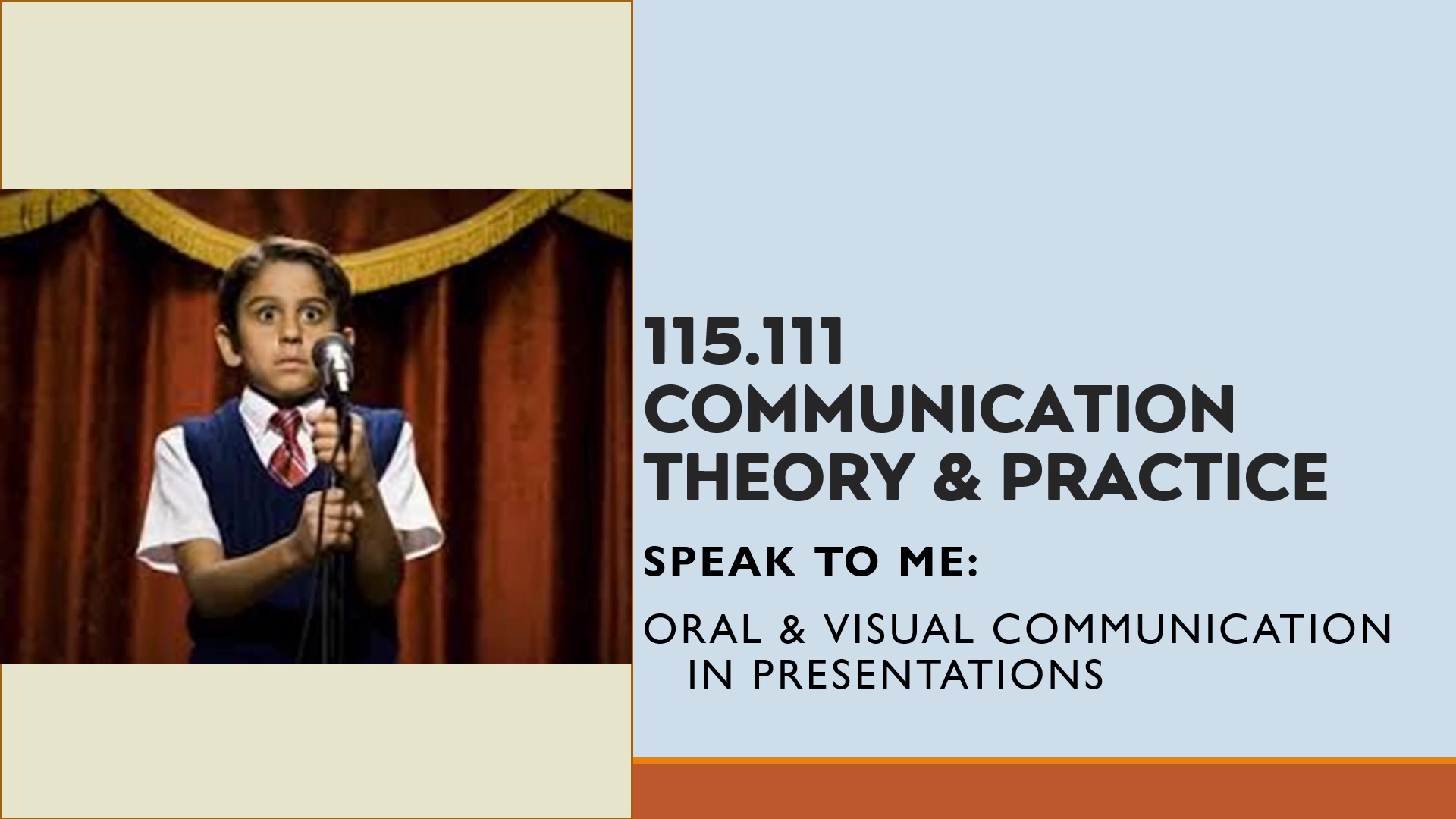 Week 5 Lecture - Oral & Visual Communication 2023