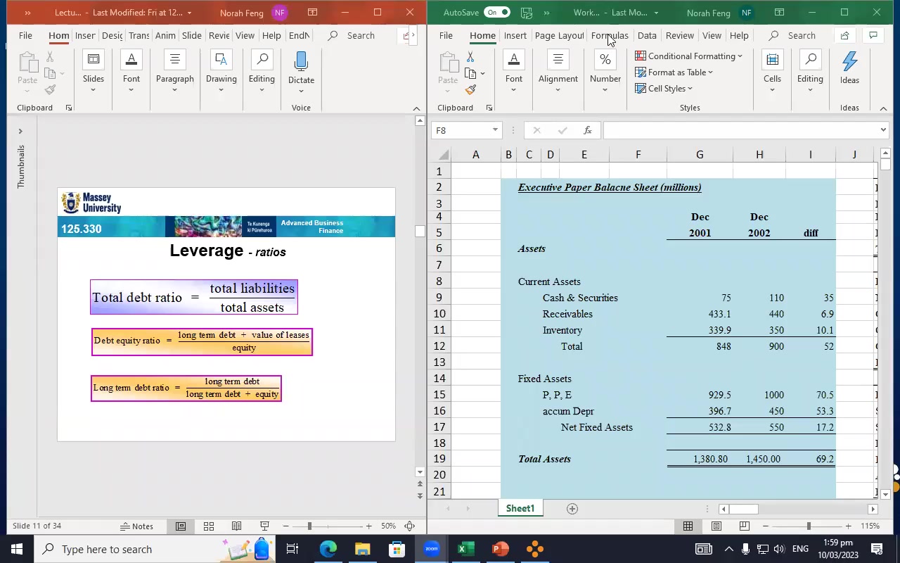 Tutorial workshop week2 financial ratios