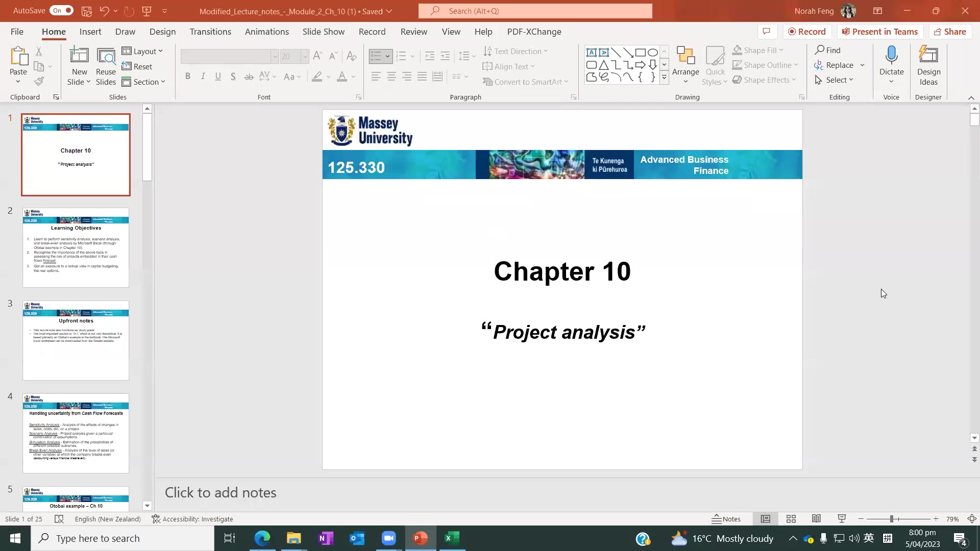 Recorded Tutorial Week6-Ch10 Project analysis new